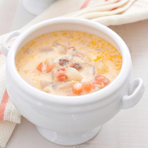 Nova Scotia Seafood Chowder in 20 Minutes - Bacon is Magic