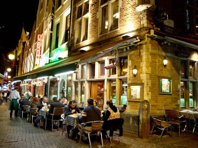 Mussels and Fries in Brussels - Bacon is Magic