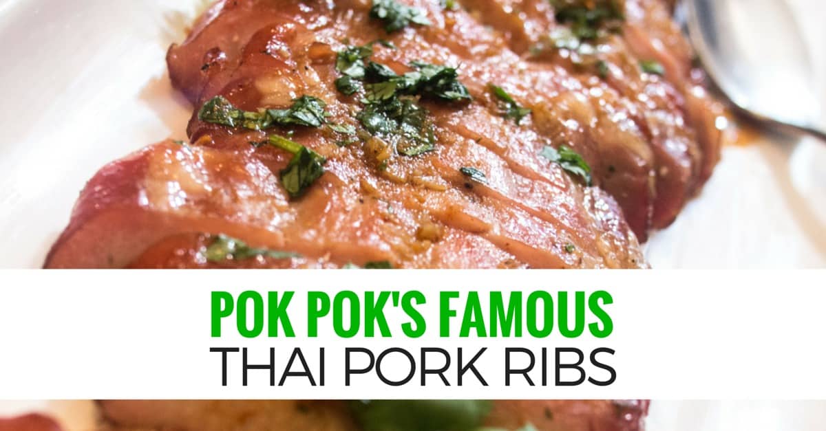 Pok Pok's Thai Pork Ribs Recipe - Bacon is Magic