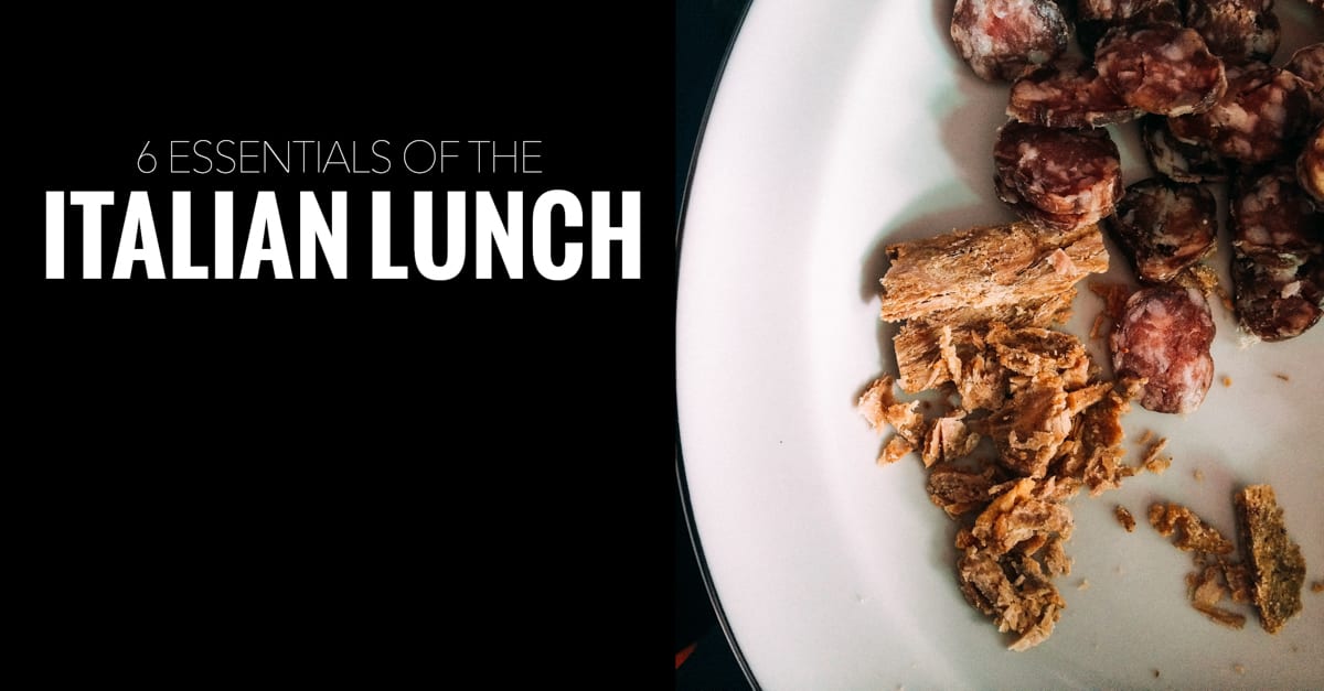 The Art of the Italian Lunch - Bacon is Magic