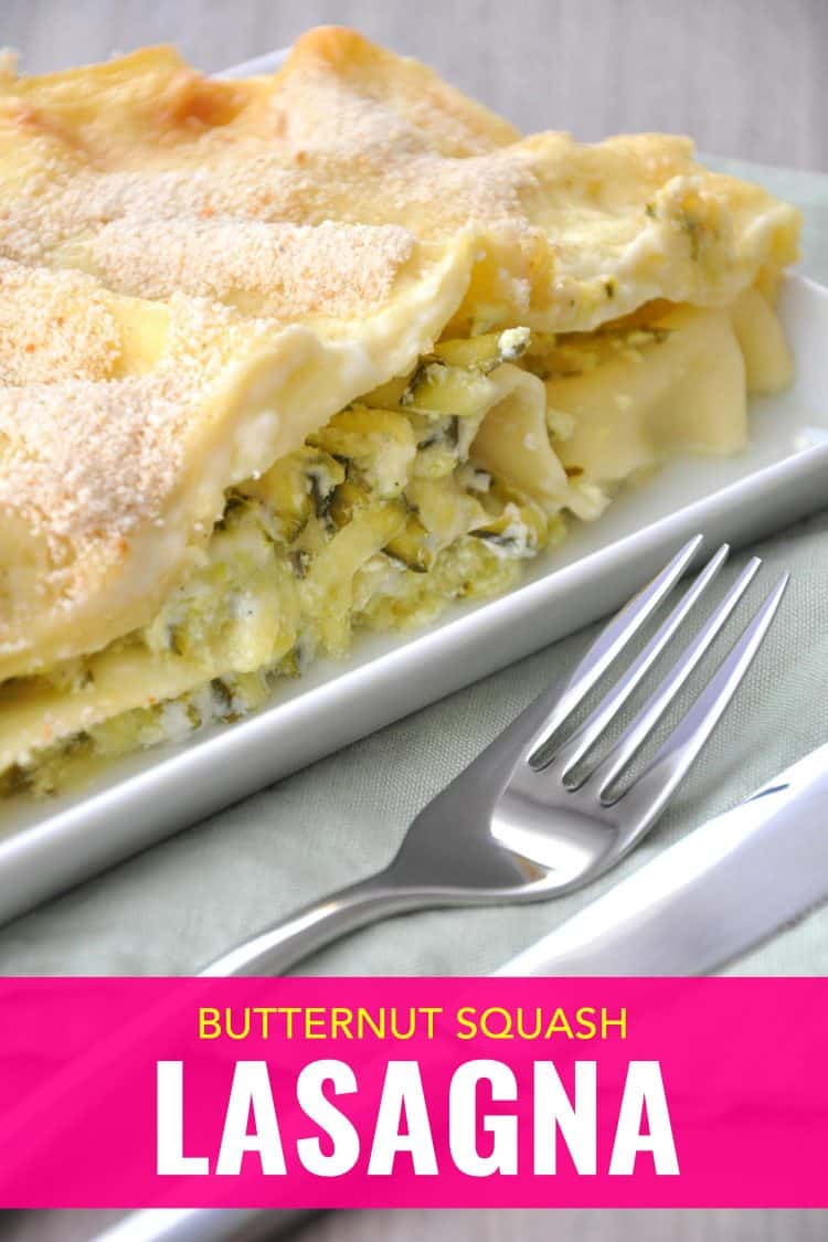 Vegetarian Butternut Squash Lasagna You'll Love - No Tomatoes