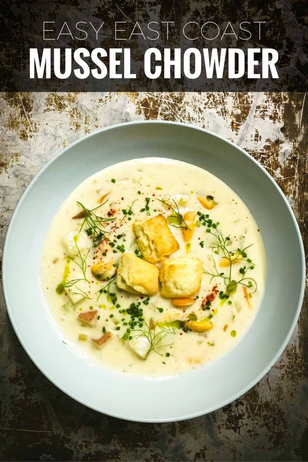 A Chef's Recipe for Mussel Chowder - Bacon is Magic