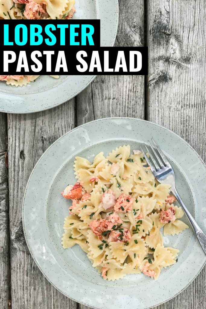 Easy East Coast Lobster Pasta Salad | Bacon is Magic