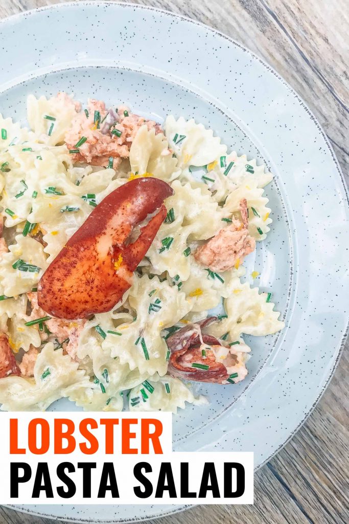 Easy East Coast Lobster Pasta Salad | Bacon is Magic
