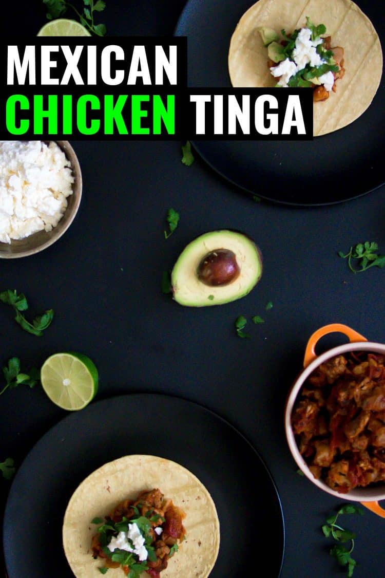 Easy Mexican Chicken Tinga Taco | Bacon is Magic