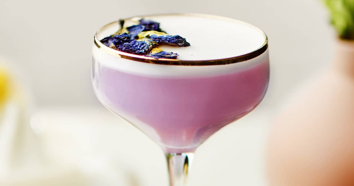 This Empress Gin Sour Is the Prettiest You'll Ever Drink - Bacon is Magic