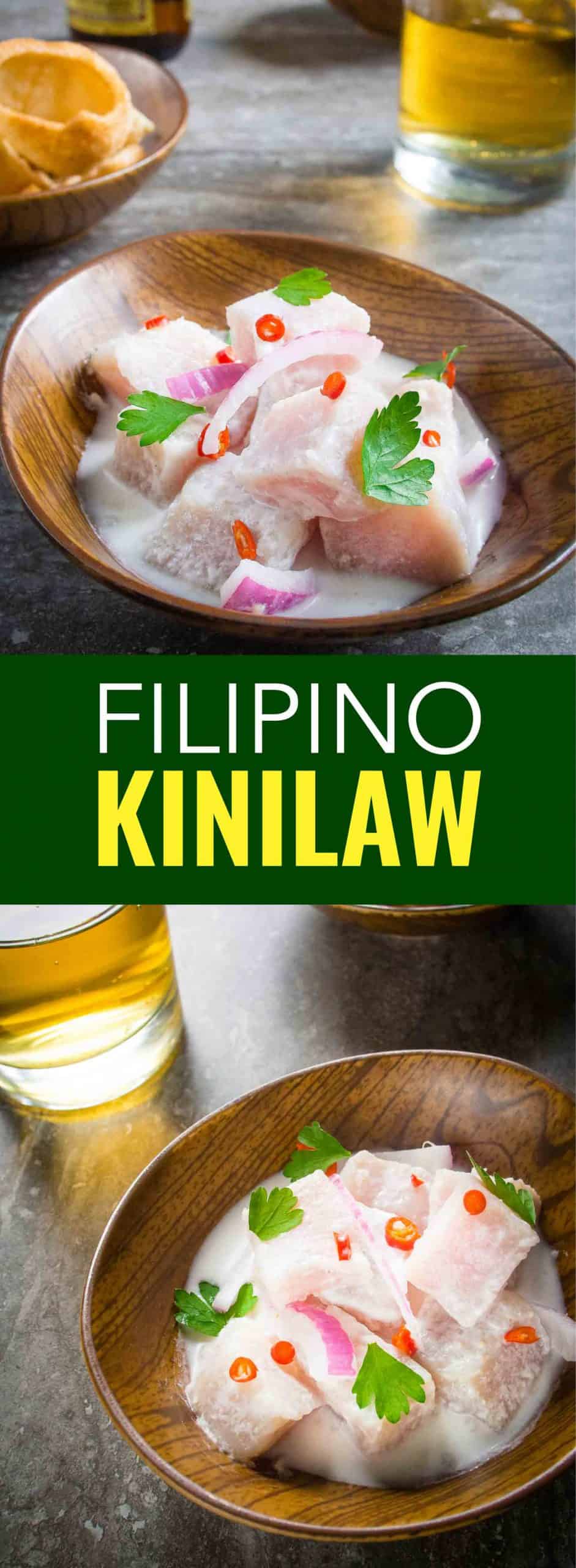 Authentic Filipino Kinilaw Recipe - Easy Fish Ceviche (Kinilaw Na Isda)