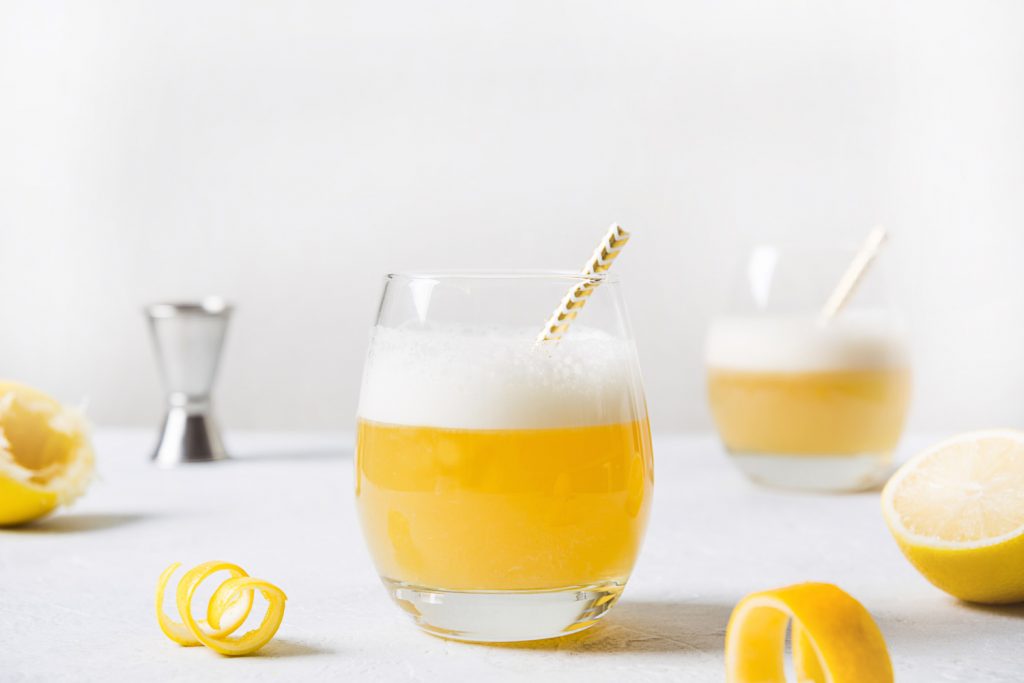 Boston Sour Cocktail: A Smoother Version of a Whiskey Sour - Bacon is Magic