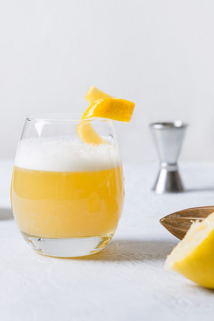 Boston Sour Cocktail: A Smoother Version of a Whiskey Sour - Bacon is Magic
