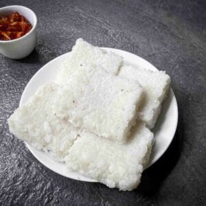 Easy 2 Ingredient Milk Rice - Kiribath Recipe